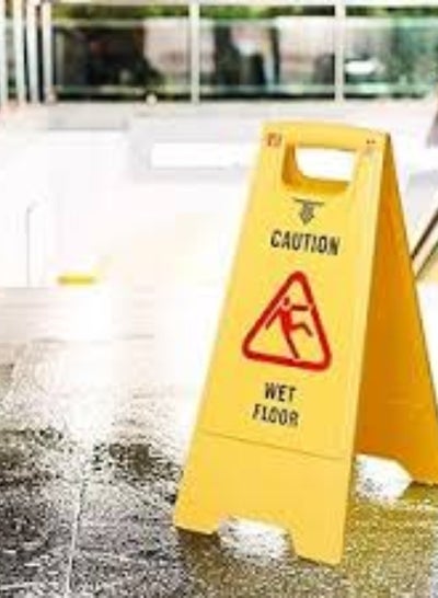 KNP Portable Self Standing Sign Board (CAUTION WET FLOOR) is an ...