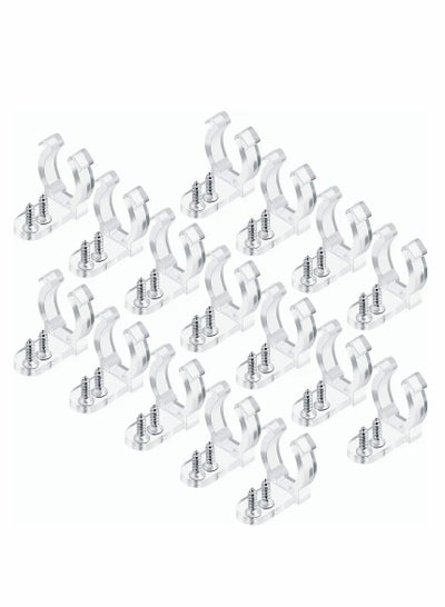150 Pieces 1/2 Inch LED Rope Light Clips Holder with 300 Pieces Screws ...