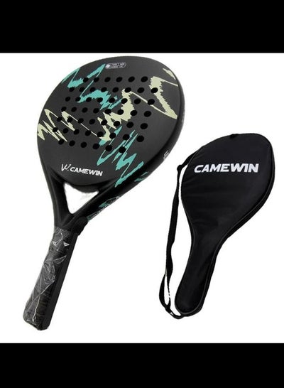 Padel Tennis Racket, Pro Carbon Fiber Surface Paddle Racket with ...