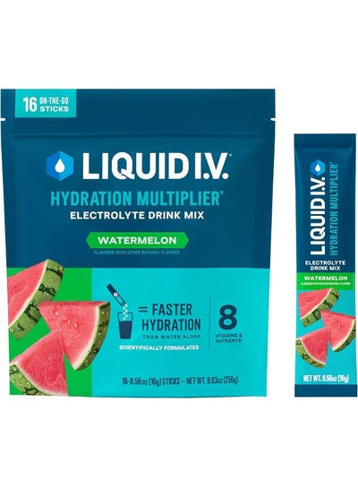 Liquid I.V. Hydration Multiplier - Watermelon - Hydration Powder ...