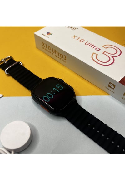 سعر X10 Ultra 3 Smart Watch 49mm - Curved Screen - Black فى مصر | نون مصر | كان بكام