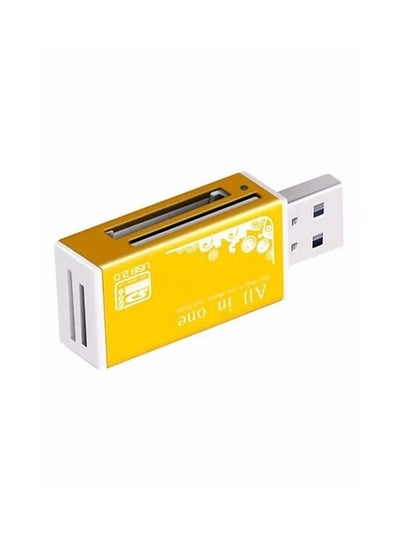 Smart All In One Card Reader White/Yellow price in Saudi Arabia | Noon ...