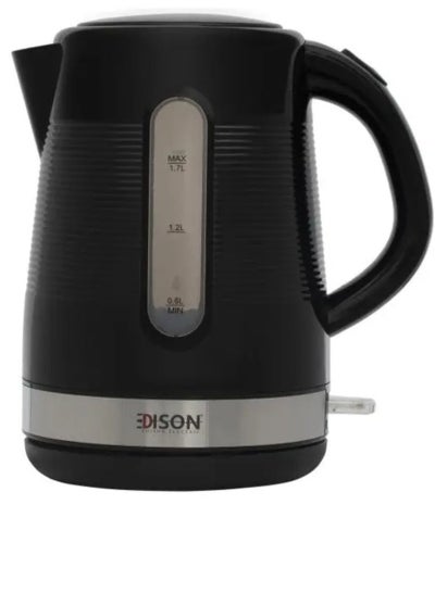 EDISON Electric Kettle Black 1.7L 2200W price in Egypt | Noon Egypt ...