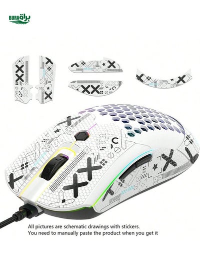 ATTACK SHARK ATTACK SHARK X ZIYOU LANG M5 RGB Wired Gaming Mouse, 12000 DPI, 6 Programmable ...