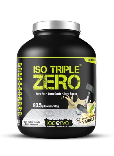 Iso Triple Zero Whey Protein Isolate Dreamy Vanilla Flavor 4Lb price in ...