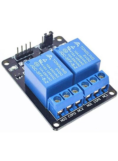 سعر 5V 2 Channel Relay Module With Octocoupler For Diy Project فى مصر | نون مصر | كان بكام
