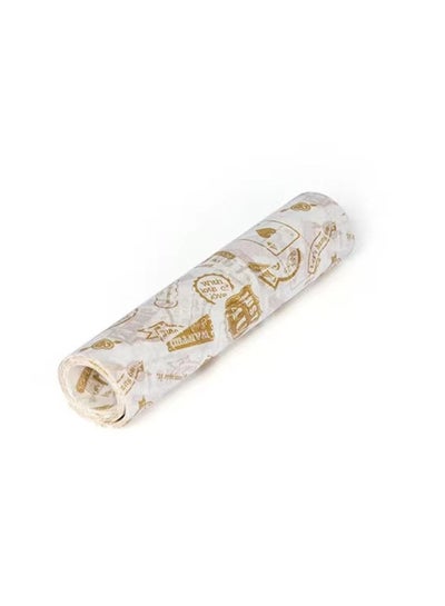 Disposable Oil-Proof Baking Food Wrapping Paper - Stamp Stamp 50pcs ...