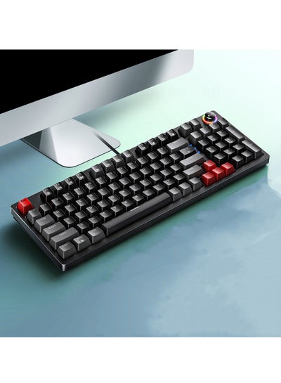 New K700 luminous mechanical keyboard gaming keyboard multi-function ...