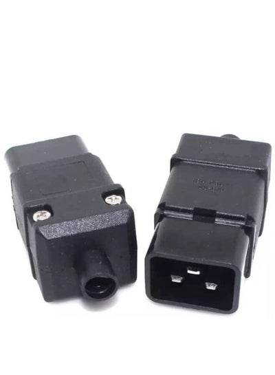 DKURVE® IEC computer ac power connector plug and socket C19 C20 16A ...