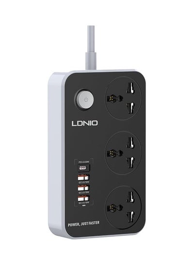 سعر LDNIO 3 POWER SOCKET 3 USB CHARGER SC3412 فى مصر | نون مصر | كان بكام