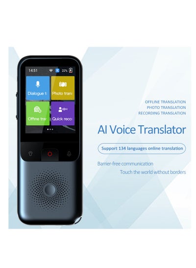 134 Languages Pocket Translator - 2.4 Inch IPS Touchscreen, Smart Voice ...