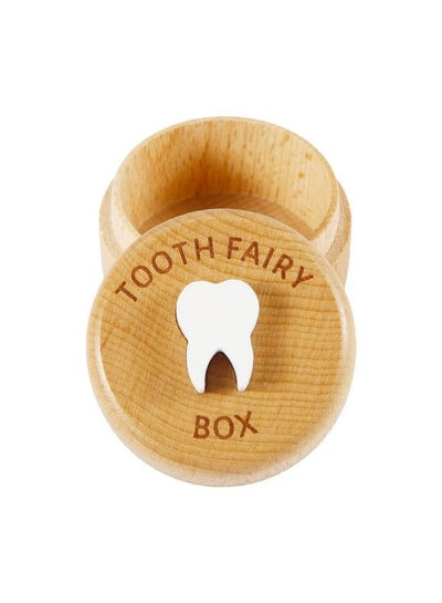 Tooth Fairy Box Wooden Tooth Box Tooth Fairy Box Keepsake With 3D Teeth ...