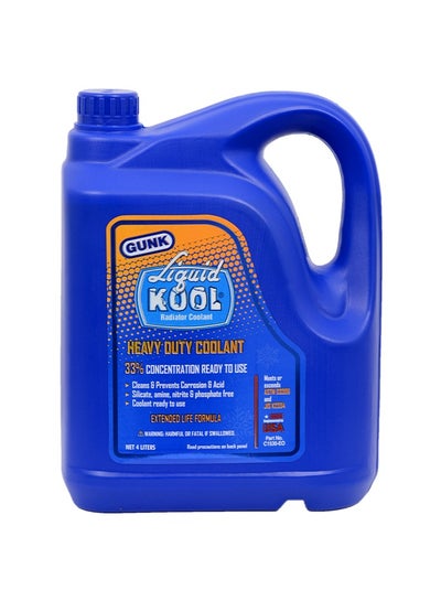 Gunk Liquid Kool RED 33% Radiator Coolant 4 Liters price in Egypt ...