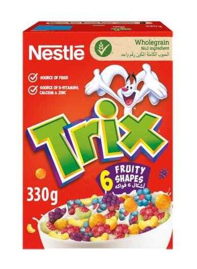 Nestle Trix 6 Fruity Shaped Breakfast Cereal 330g price in UAE | Noon ...
