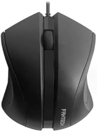 FANTECH FANTECH T533 Premium Office Mouse, Black Gaming Mouse for PC and Laptop, Wired Mouse ...