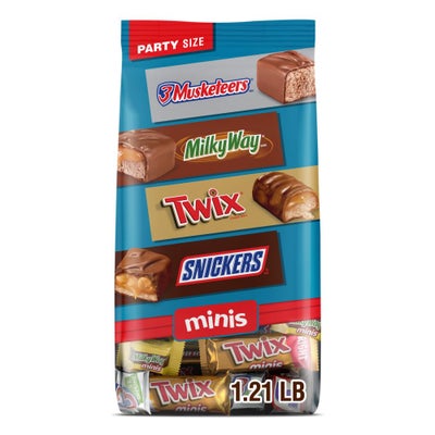 سعر SNICKERS, TWIX, 3 MUSKETEERS & MILKY WAY Minis Christmas Candy ...