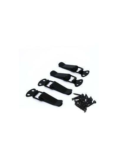SYOSI 4 Pcs Black Toggle Latch, Stainless Steel Spring Loaded Toggle ...