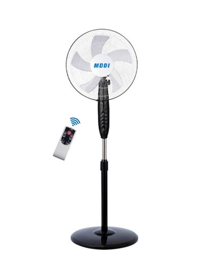 MODI 16" Pedestal Stand Fan With Remote Control, 3 Speed Control and 5 ...