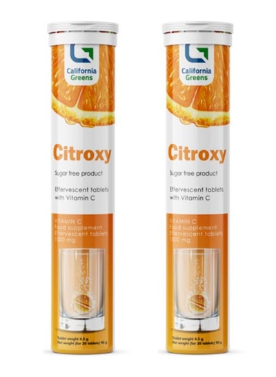 Citroxy Vitamin C - Immune Support, Energy Boost, Orange Flavor, 20+20 ...