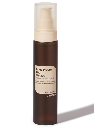 ZENSKIN Snail Mucin and Peptide Skin Revive Essence | Korean Hydrating ...