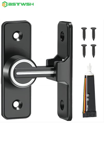 90 Degree Barn Door Latch - Barn Door Lock Luminous, Heavy Sliding Barn Door Latches Door Lock ...