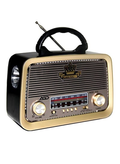 Bluetooth Portable Radio With USB Input AGD-222 price in Saudi Arabia ...
