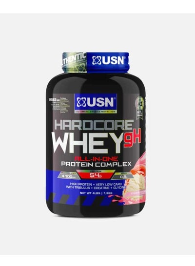 USN Hardcore Whey GH All In One Protein Complex Strawberry Smoothie 1.8 ...