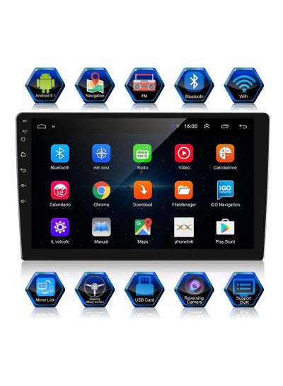Android Double Din Car Stereo 10 Inch 1080P FHD IPS Touch Screen Car ...