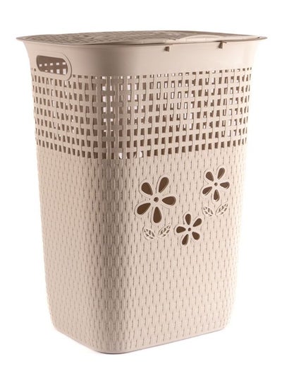 Multi-Purpose Plastic Laundry Basket with Lid, with a Slit Break ...