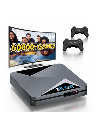 Super Console X2 PRO Retro Game Emulator - 60,000+ Games, Plug & Play ...