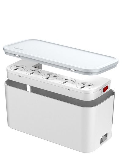 Power Box Cable Management with 5 Universal Power Socket + QC3.0 + USB ...