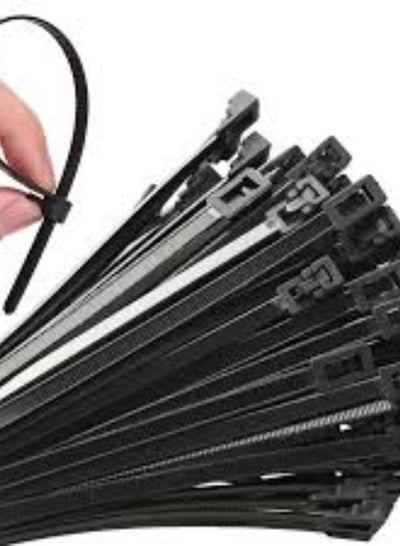 KNP Black multi-purpose nylon cable ties are robust fastening tools ...