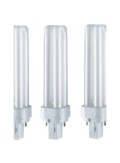 3-Piece Dulux D 18W Energy Saver Lamp 2 Pin CFL Bulb Daylight price in ...