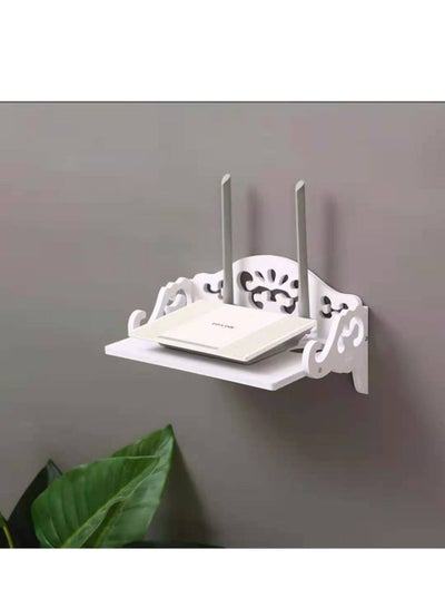Wall Mounted Top Hanging Wifi Router Shelf Router Storage Wall Shelf ...