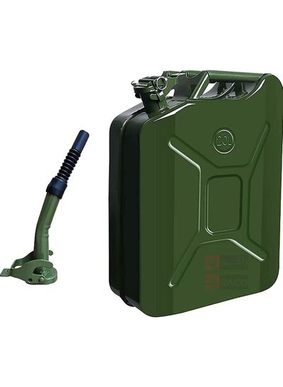RACO Gasoline Metal Jerry Can for Petrol Diesel Water with Flexible ...