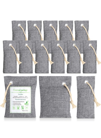 14 Pack Activated Bamboo Charcoal Air Purifying Bags(2x200g, 12x75g ...