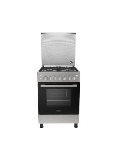Zanussi stove, 4 burners, Cool cast stainless steel, 2 fan, safety cast ...