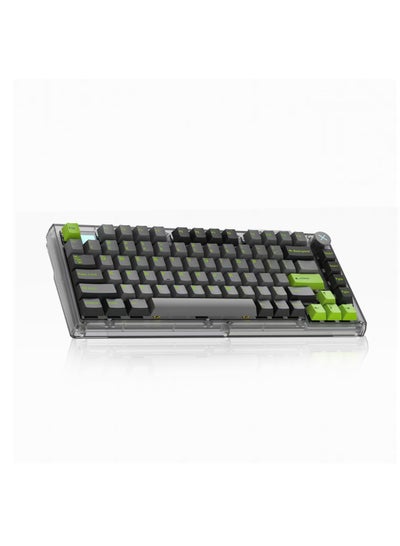 ZIPFORCE Wireless Mechanical Keyboard,81 Keys Hot Swappable Custom Keyboard with Knob,RGB ...