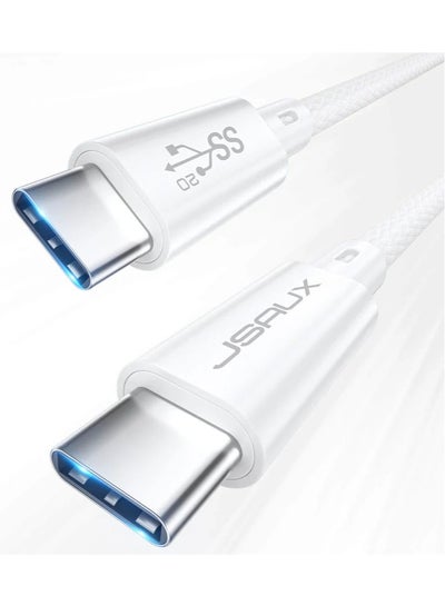 JSAUX USB C to USB C 3.2 Gen 2 Cable 20Gbps Data Transfer 3.3ft, 4K ...