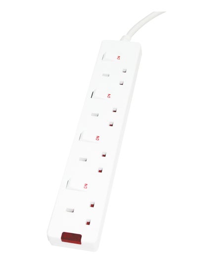 Individual Switched Extension Lead 4 Sockets 2 Meter 13A price in Saudi ...