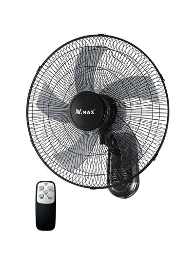 18" Wall Fan High Performance Fan with 3-Speed Controls 5 Leaf Blades ...