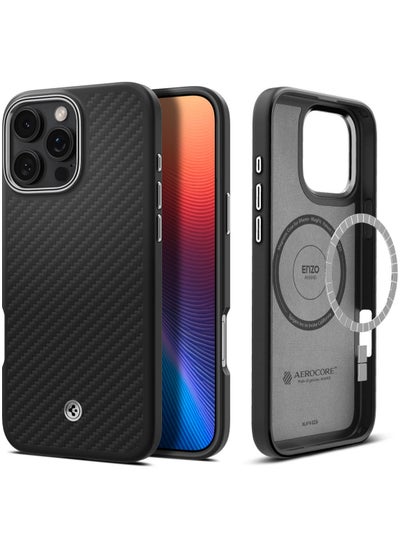 Enzo Aramid Fiber MagFit iPhone 16 Pro MAX Case Cover with Magsafe ...