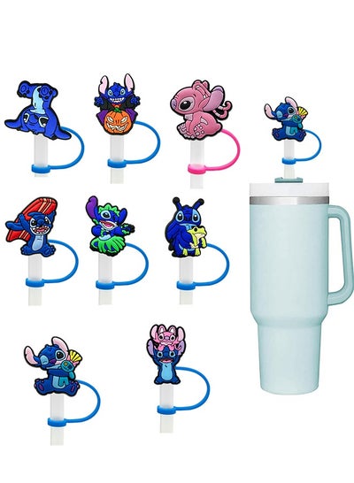 8Pcs/Set Straw Covers Cap for Stanley Cup 30&40 Oz,Lilo & Stitch ...