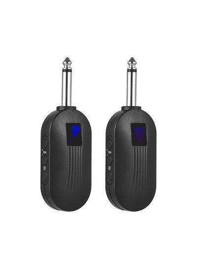 Wireless Guitar System Transmitter Receiver 2.4MHz Rechargeable Piano ...