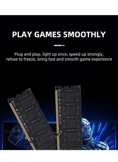 RAM For Desktop Computer PC, RAM 4GB DDDR3 Black Color, Gaming RAM ...