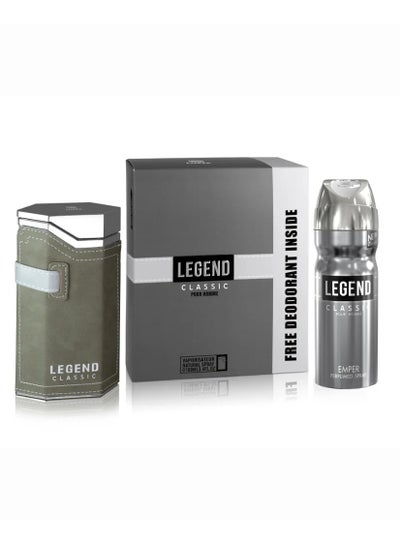 Legend Classic Gift Set Of (Eau De Toilette 100ML - Perfume Spray 200 ...