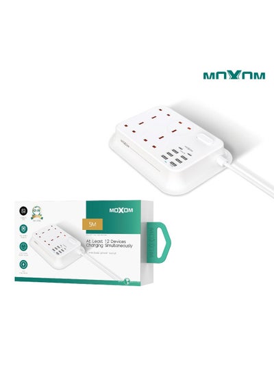 Electrical connection with 4 AC outlets and 6 USB ports and 2 pd ports ...