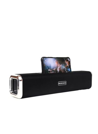 سعر Booms L8 Bass Speaker, 6 Hours Continuous 10 Watts, AUX/USB/Memory Card Input, Radio ...