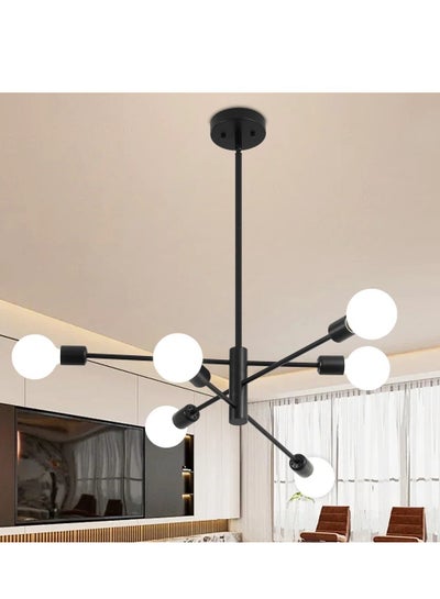 Sputnik Chandelier Mid Century Modern Industrial E27 Pendant Lighting ...