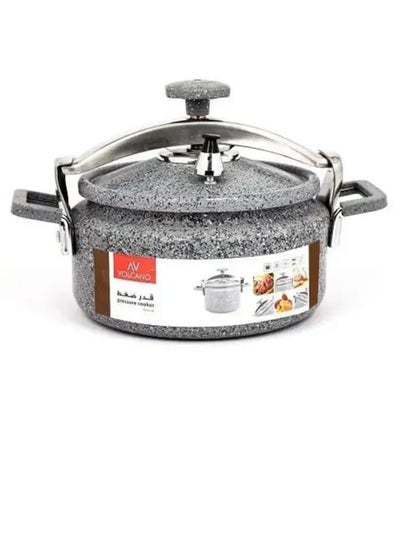 Granite Pressure Cooker Volcano Wide 7.5 L Grey price in Saudi Arabia ...